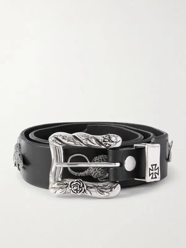 Enfants Riches Déprimés Rat Chase Leather Belt - Black