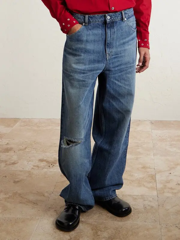 Our Legacy Vast Cut Wide-leg Jeans - Blue