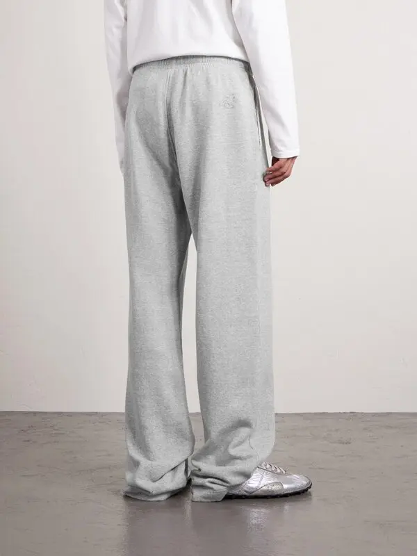 THE ELDER STATESMAN Daily Cotton And Cashmere-blend Jersey Sweatpants