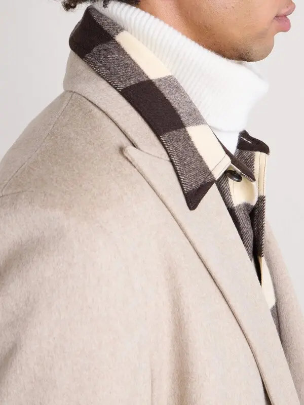 Ralph Lauren Purple Label Gable Checked Wool Shirt