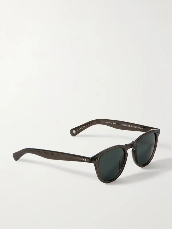 Garrett Leight Ace D-frame Sunglasses - Black
