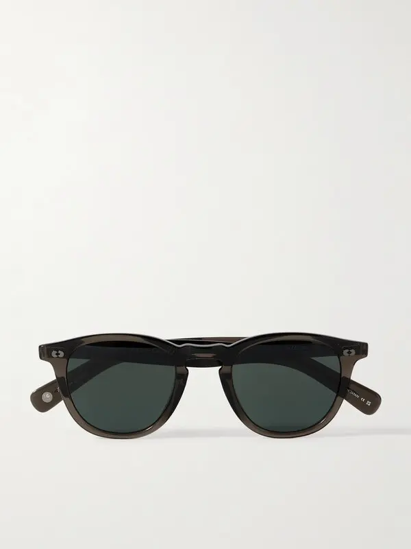 Garrett Leight Ace D-frame Sunglasses - Brown