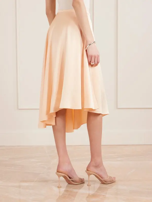 Sharon Wauchob Oly Asymmetric Satin Skirt