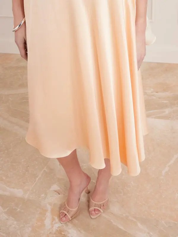 Sharon Wauchob Oly Asymmetric Satin Skirt