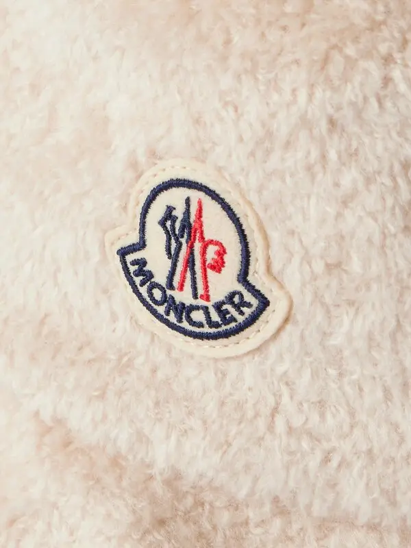 Moncler Embroidered Fleece Bucket Hat
