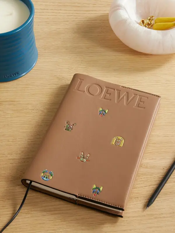 Loewe Louis Wain Logo-debossed Printed Leather Notebook