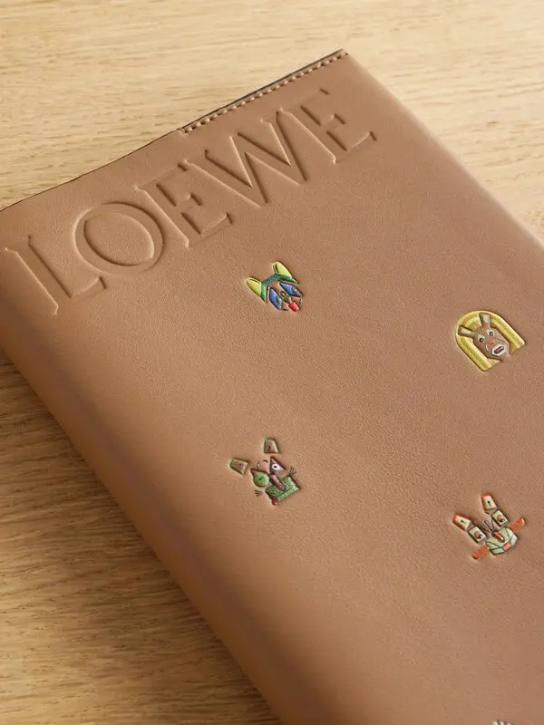Loewe Louis Wain Logo-debossed Printed Leather Notebook