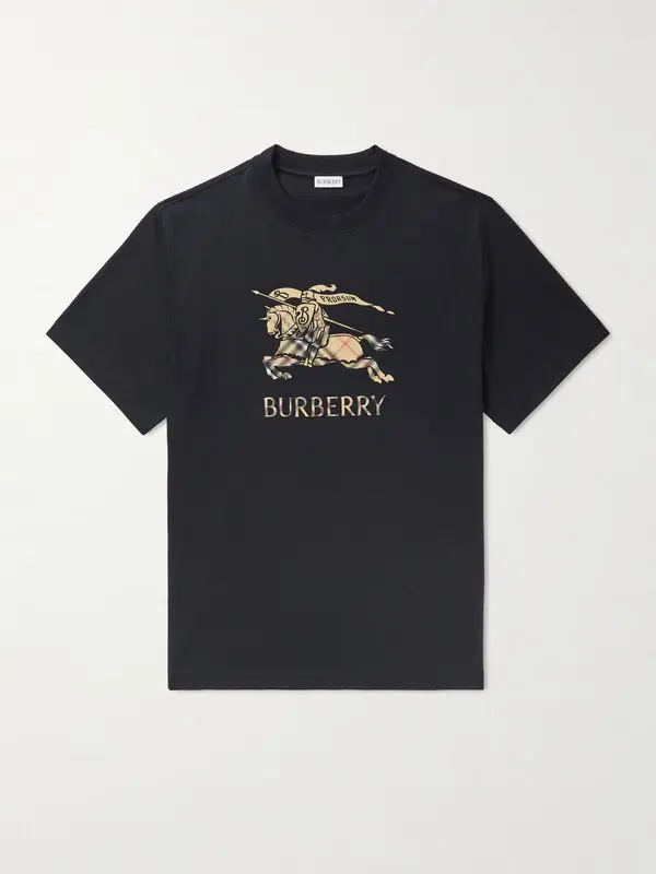 Burberry Logo-print Cotton-jersey T-shirt