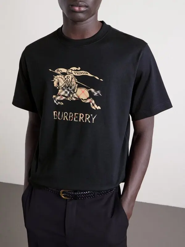 Burberry Logo-print Cotton-jersey T-shirt
