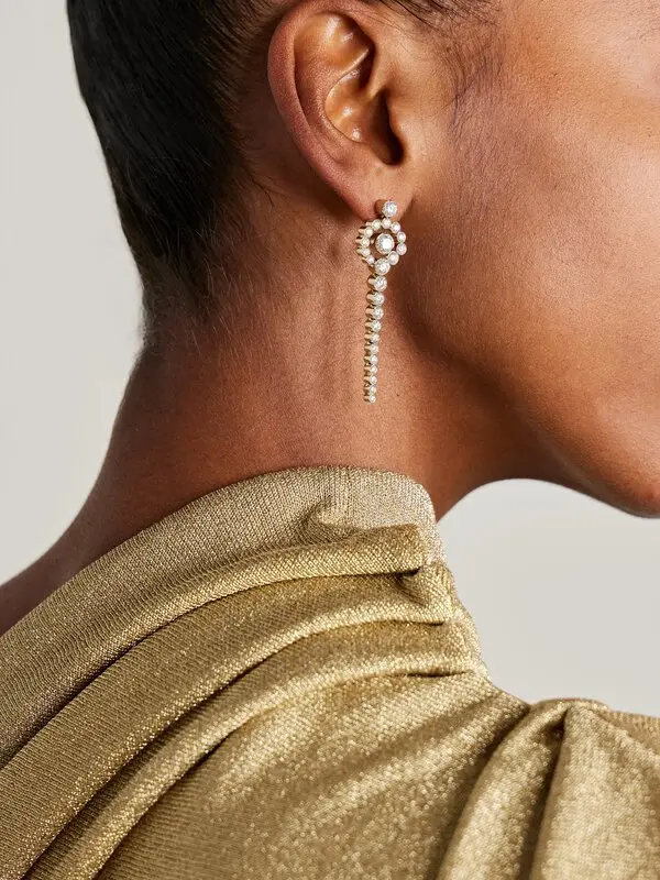 Sophie Bille Brahe Escargot De Rêve Diamond Earrings