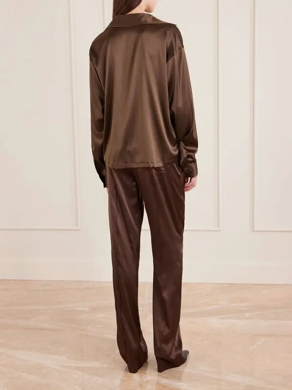 TOM FORD Silk-blend Satin Blouse