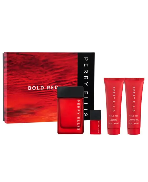 Perry Ellis Bold Red 4-pc. Eau De Toilette - No Color
