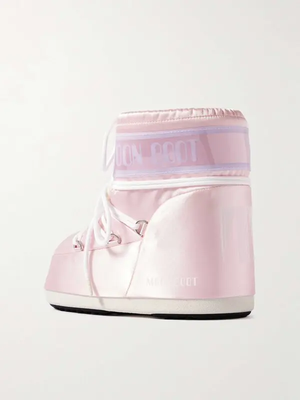 Moon Boot Icon Low Shell Snow Boots - Baby Pink