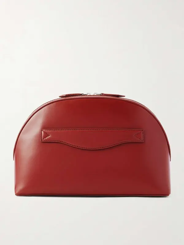 A.emery Halloran Leather Clutch - Brick