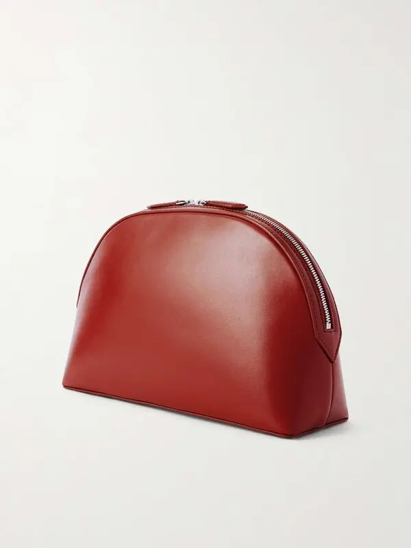 A.emery Halloran Leather Clutch - Brick