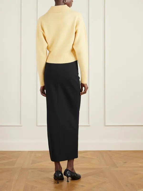 Proenza Schouler Rocio Cashmere-blend Cardigan - Yellow