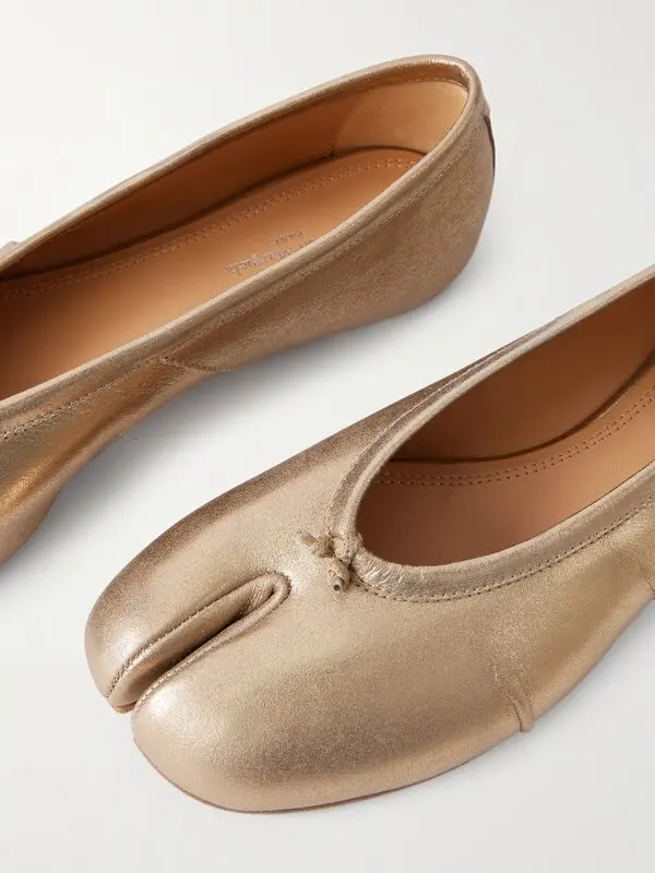 MAISON MARGIELA Tabi Split-toe Leather Ballet Flats
