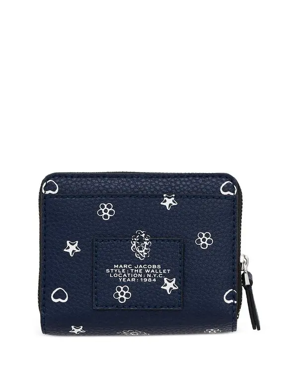 Marc Jacobs The Bandana Mini Leather Compact Wallet