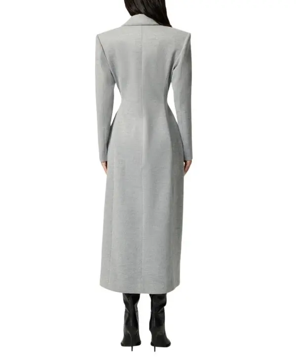 NOCTURNE Structured Double-breasted Maxi Coat