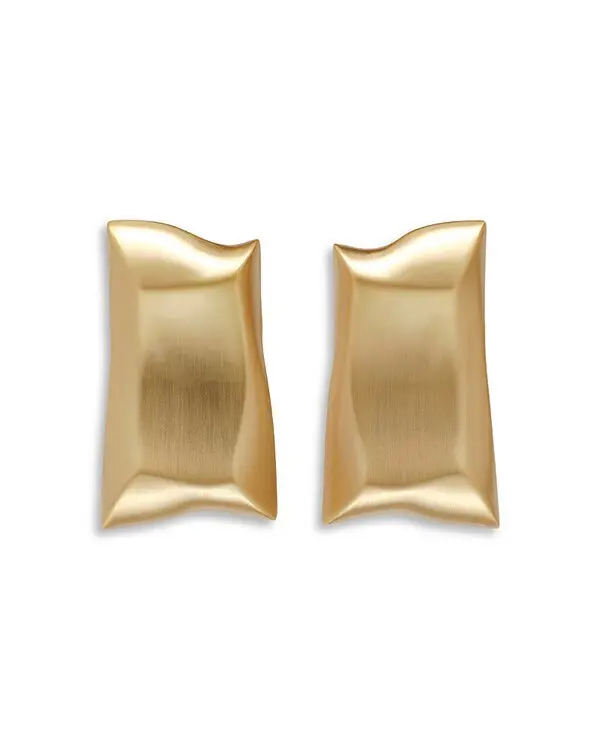 Cult Gaia Alaya Sculptural Clip-on Drop Earrings - Gold