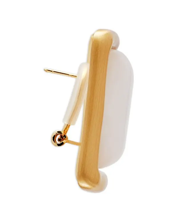 Cult Gaia Suni Mother Of Pearl Drop Earrings - Gold