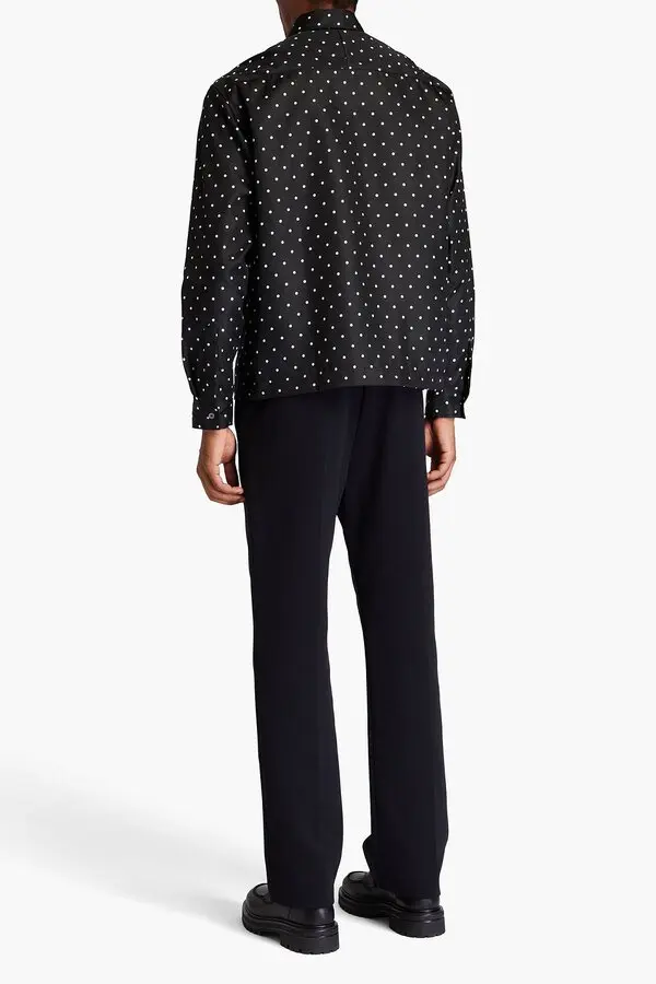 Dunhill Polkadot Satintwill Shirt