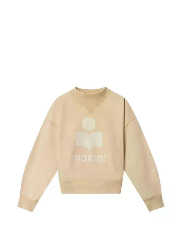 MARANT ETOILE Moby Logo Sweatshirt - Neutrals