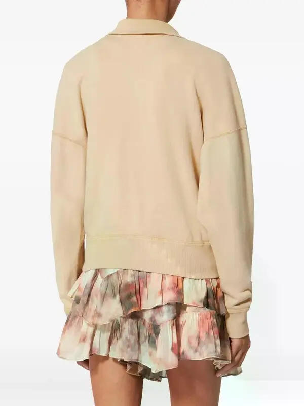 MARANT ETOILE Ross Zip Sweatshirt - Neutrals