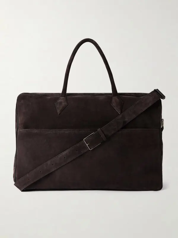 METIER Closer Suede Weekend Bag - Brown