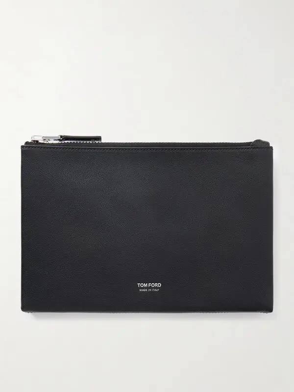 TOM FORD Leather Pouch - Black