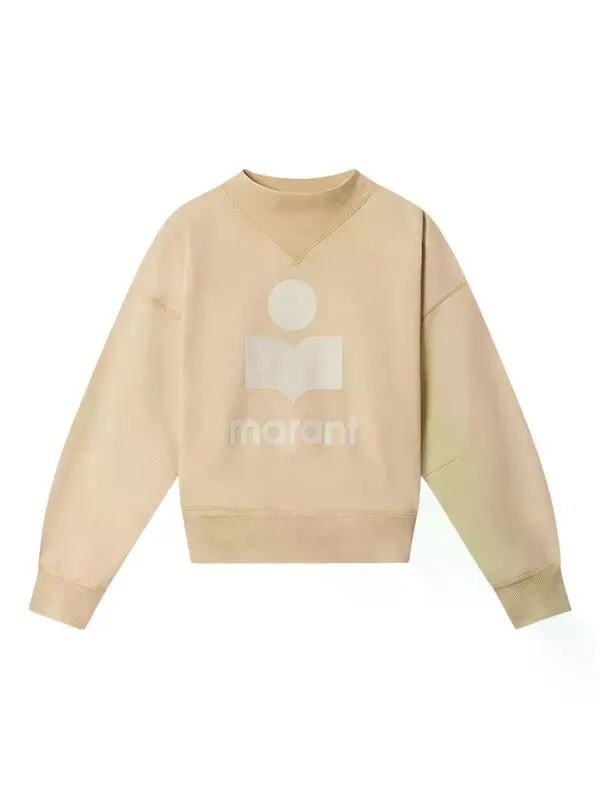 MARANT ETOILE Moby Logo Sweatshirt - Neutrals