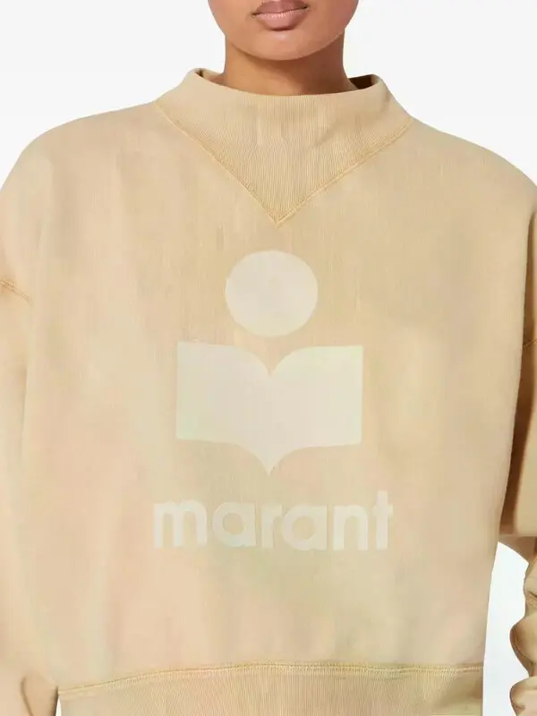 MARANT ETOILE Moby Logo Sweatshirt - Neutrals