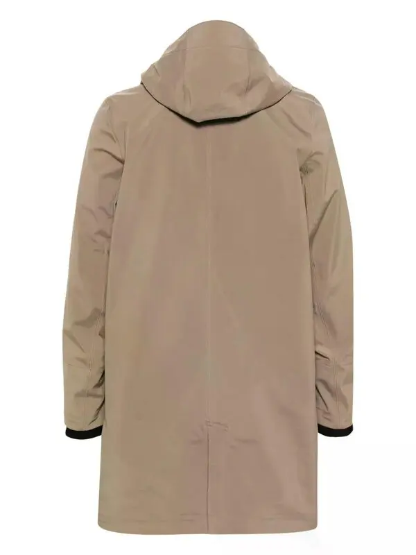 K-WAY Logo-patch Hooded Coat