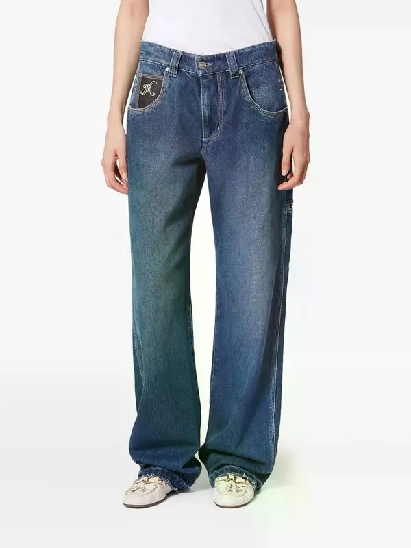 Isabel Marant Étoile Jeyda Embroidered Straight Jeans