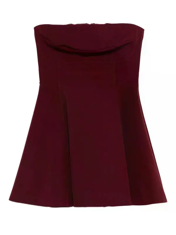 AXEL 113 Nova Strapless Mini Dress - Red