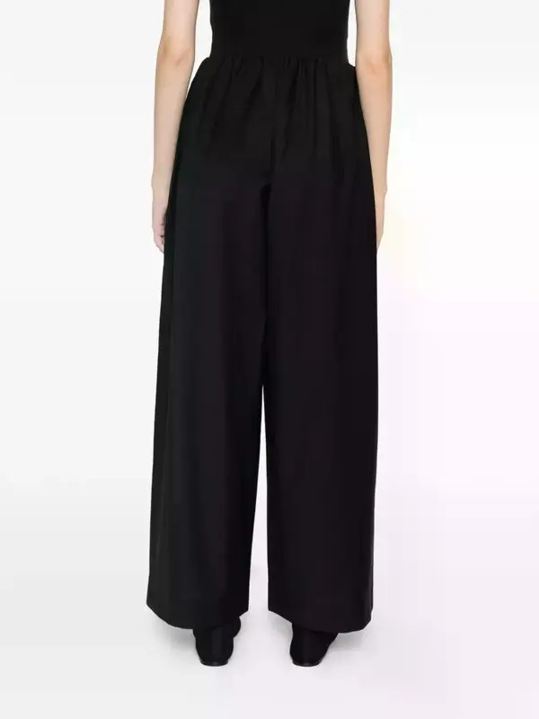 TOTEME Dinner Drawstring Wool Trousers