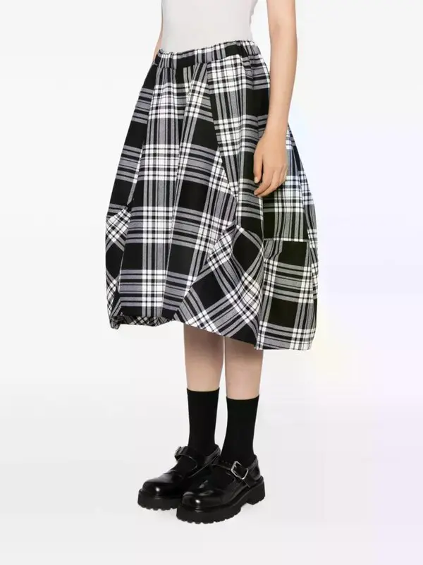 Comme Des Garçons Plaid Skorts