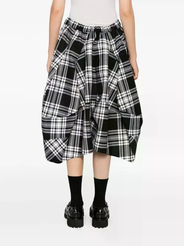 Comme Des Garçons Plaid Skorts