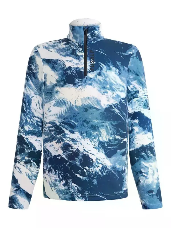 Fusalp Timothy Zip-opening Ski Top - Blue