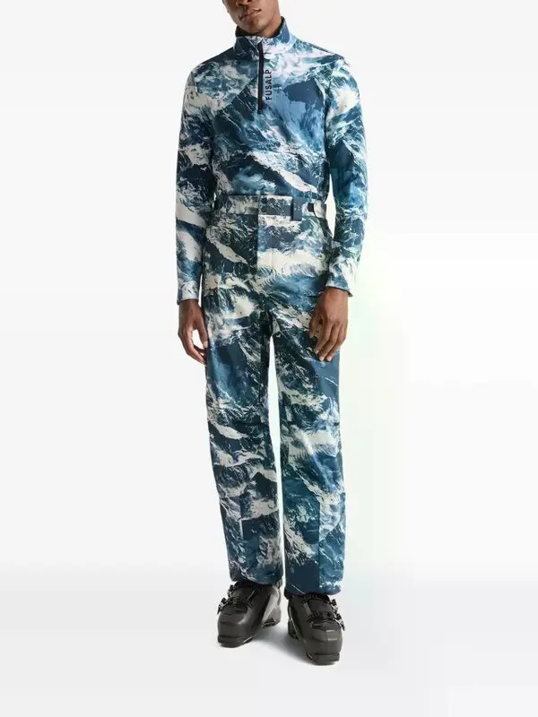 Fusalp Timothy Zip-opening Ski Top - Blue