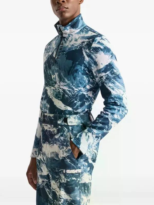 Fusalp Timothy Zip-opening Ski Top - Blue