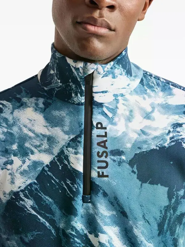 Fusalp Timothy Zip-opening Ski Top - Blue
