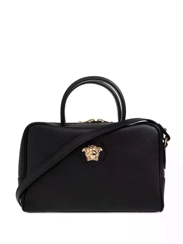 Versace La Medusa Leather Tote Bag