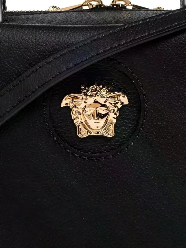 Versace La Medusa Leather Tote Bag