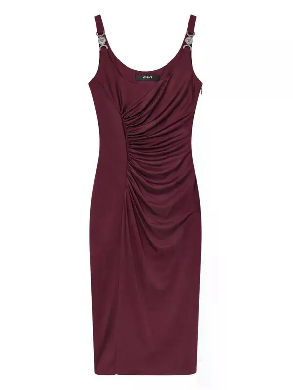 Versace Medusa '95 Hardware Midi Dress - Red