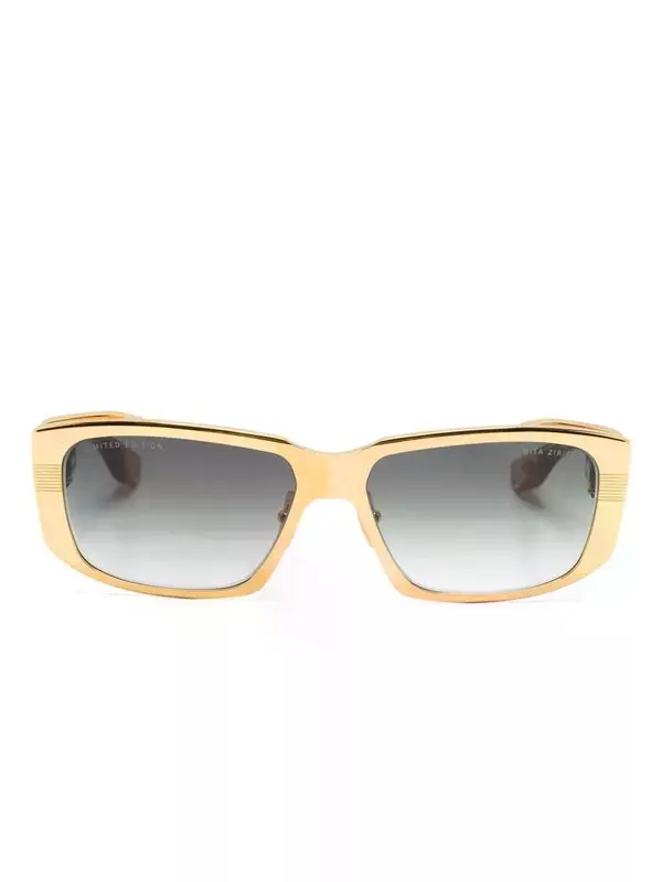 Dita Zirith Navigator-frame Sunglasses - Gold