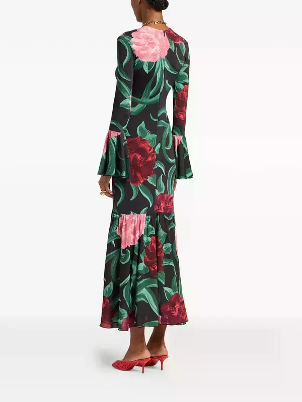 La DoubleJ Gilda Floral Maxi Dress