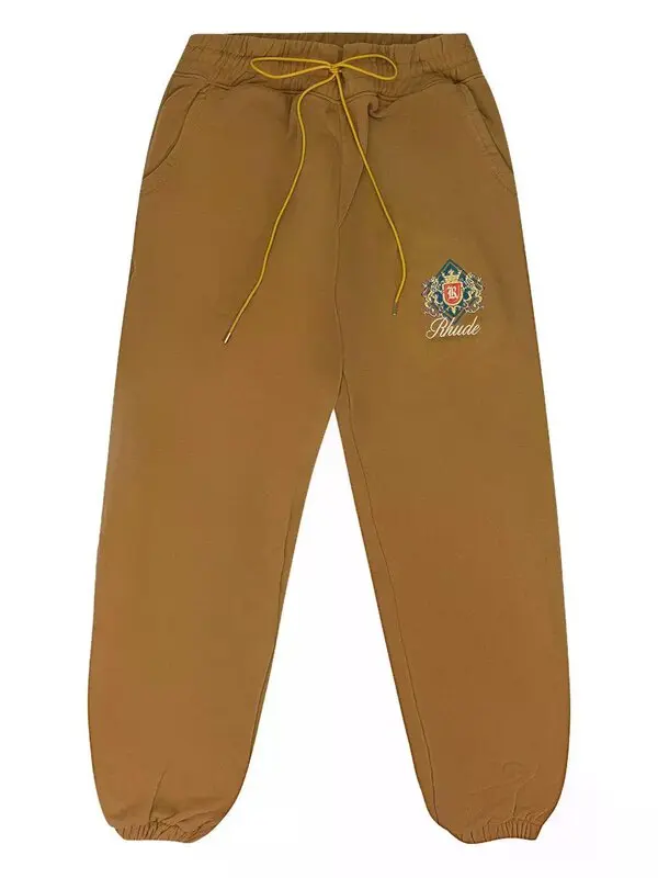 Rhude Logo-embroidered Drawstring-waist Track Pants