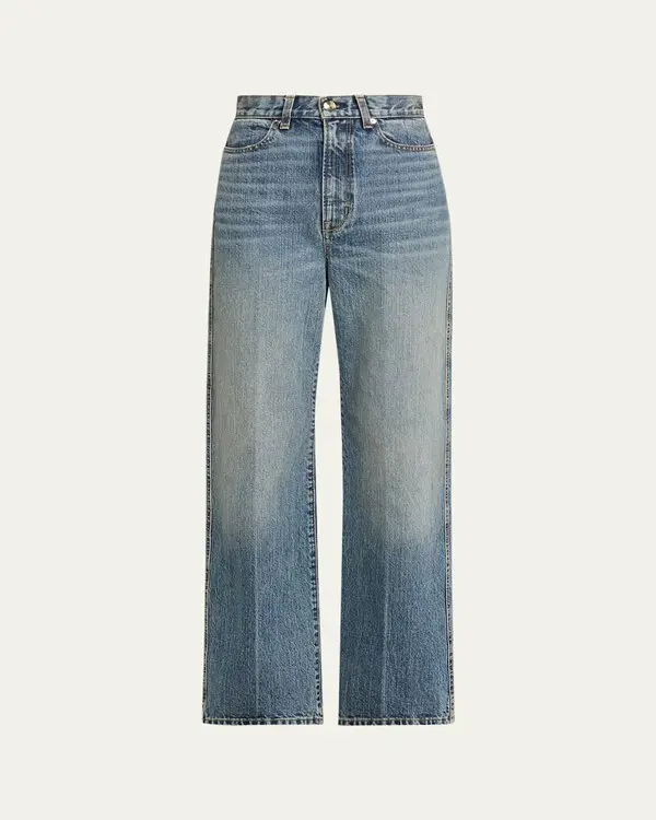 RÙADH The Quinn Acid-washed Straight-leg Jeans - Nouveau Wash