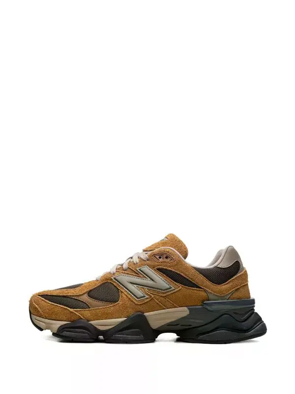 NEW BALANCE 9060 Panelled Sneakers - Brown